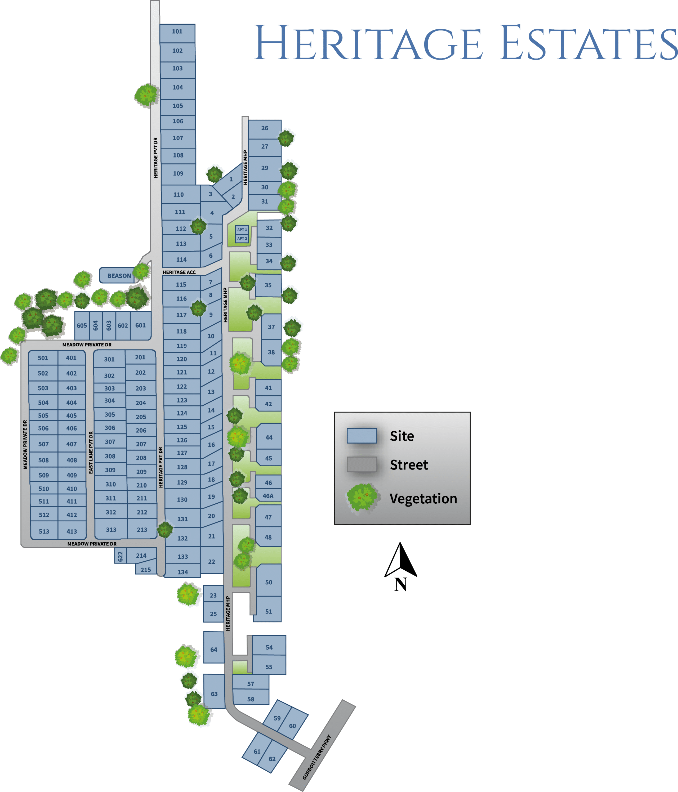 Heritage Estates | Trinity Mobile Home Park